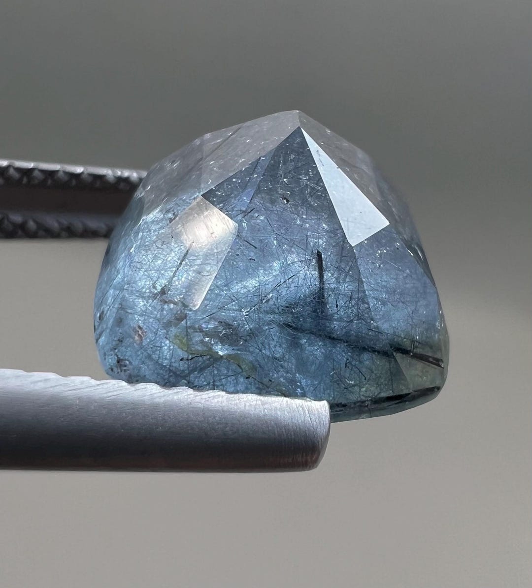 6.20 Carat Most Rare Blue Quartz With Unique Rutile Bunch Top Piece ...