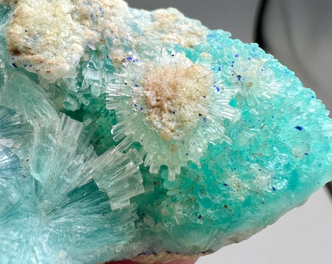 51.80 Gram Rare Blue/green Aragonite Flower Crystal Specimen From ...