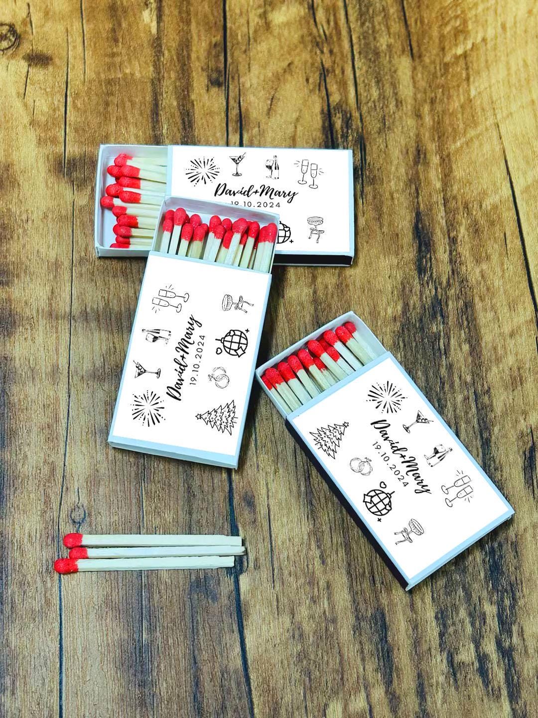 Custom Matchboxes,custom Wedding Matchbox,wedding Favors,personalized ...