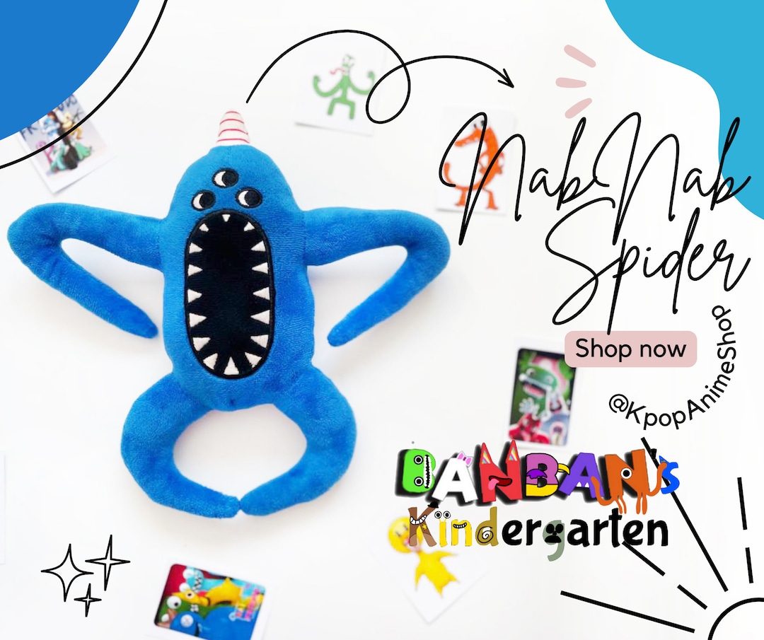 Garten of Banban Nabnab Plush: Soft Spider Cuddle Toy - Etsy