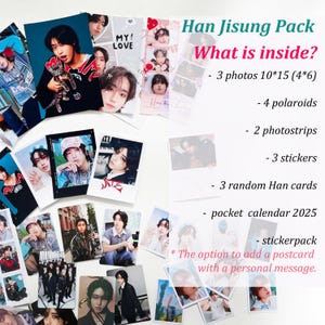 Набор фотокарточек Stray Kids Bias Pack Stay Kids Ate от Хан Джисон с ...