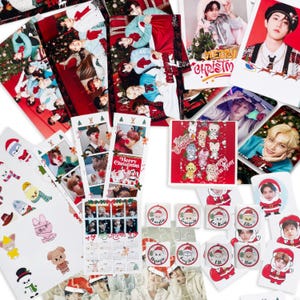 Skzoo Christmas Gift Box Stray Kids Plush Toy Mystery Box With Stray ...