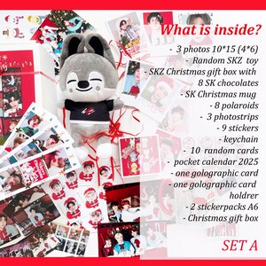 Skzoo Christmas Gift Box Stray Kids Plush Toy Mystery Box With Stray ...
