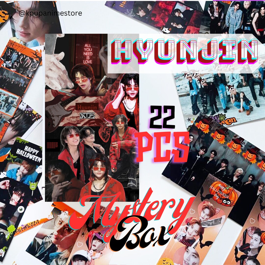 Hyunjin Stray Kids Sticker & Photocard Kpop Stickers Pack, Kpop ...