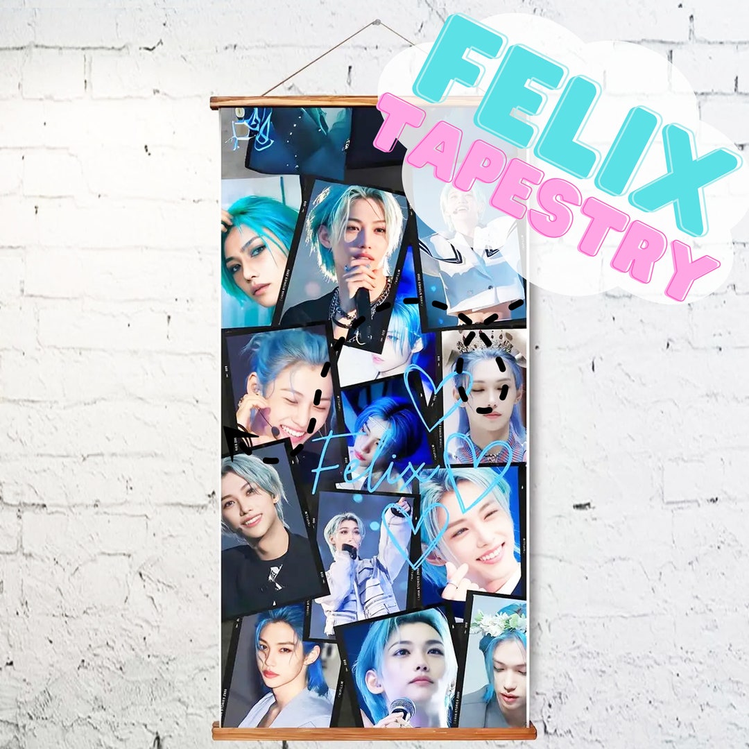 Felix Stray Kids Poster |felix Stray Kids Canvas | Kpop Tapestry - Etsy