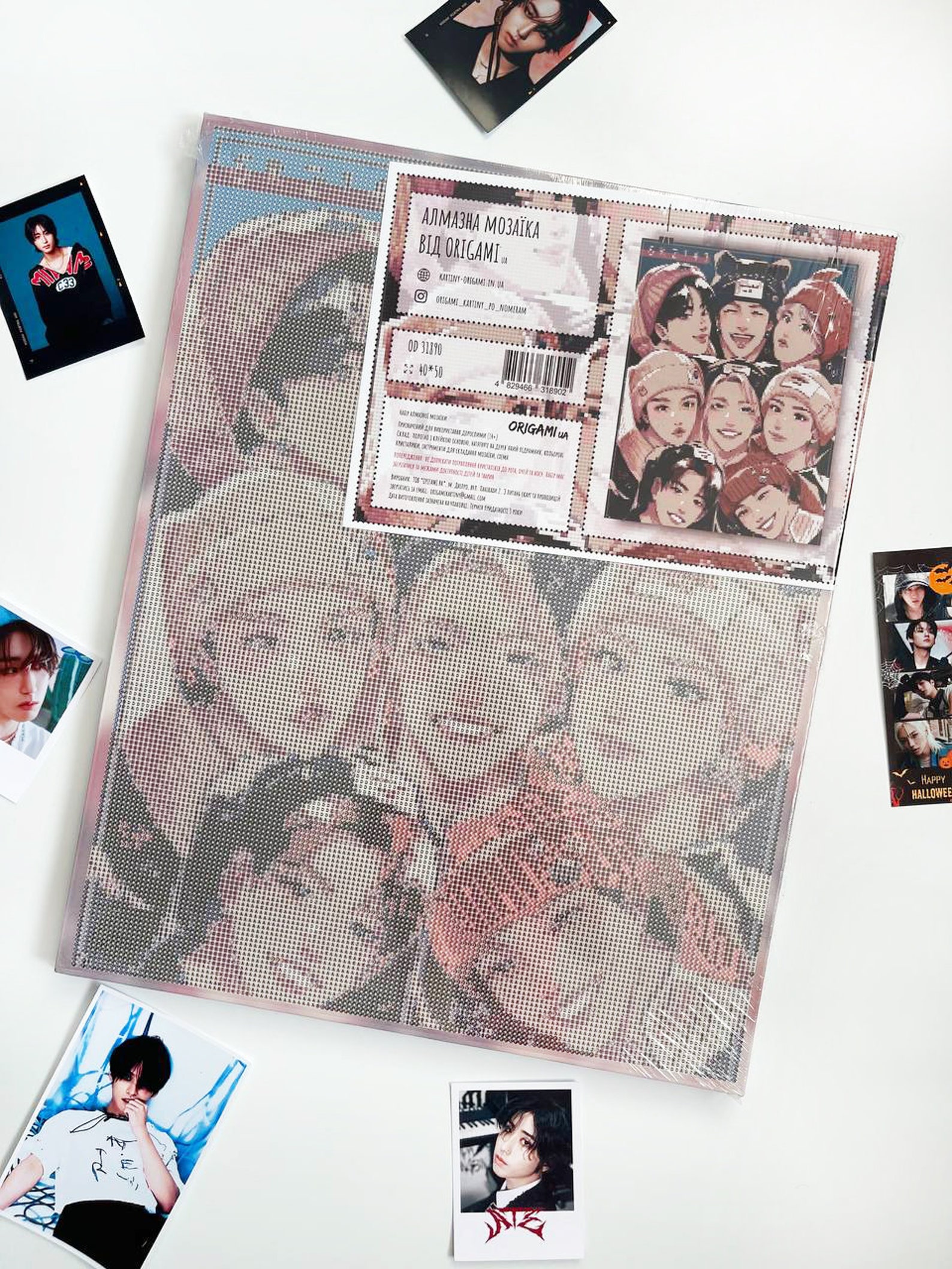 Набор для алмазной живописи Stray Kids: K-pop DIY Craft (50 X 40 см) - Etsy
