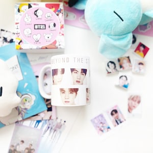 BTS Mystery Box With BT21 Plush Toy - BTS Kpop Gift Box With BTS Photo ...