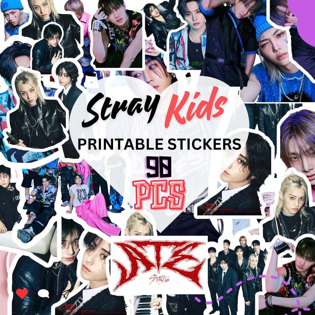 Stray Kids Album ATE - Digital Printable Stickers Kpop Fan Pack - Etsy
