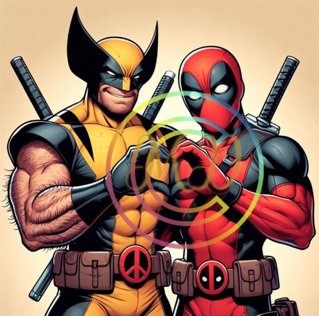 Deadpool and Wolverine Png, Deadpool Besties Png - Etsy Canada