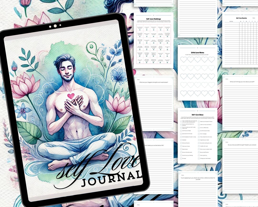 Digital Self Love Journal Guided Prompts for Self-reflection, Daily ...