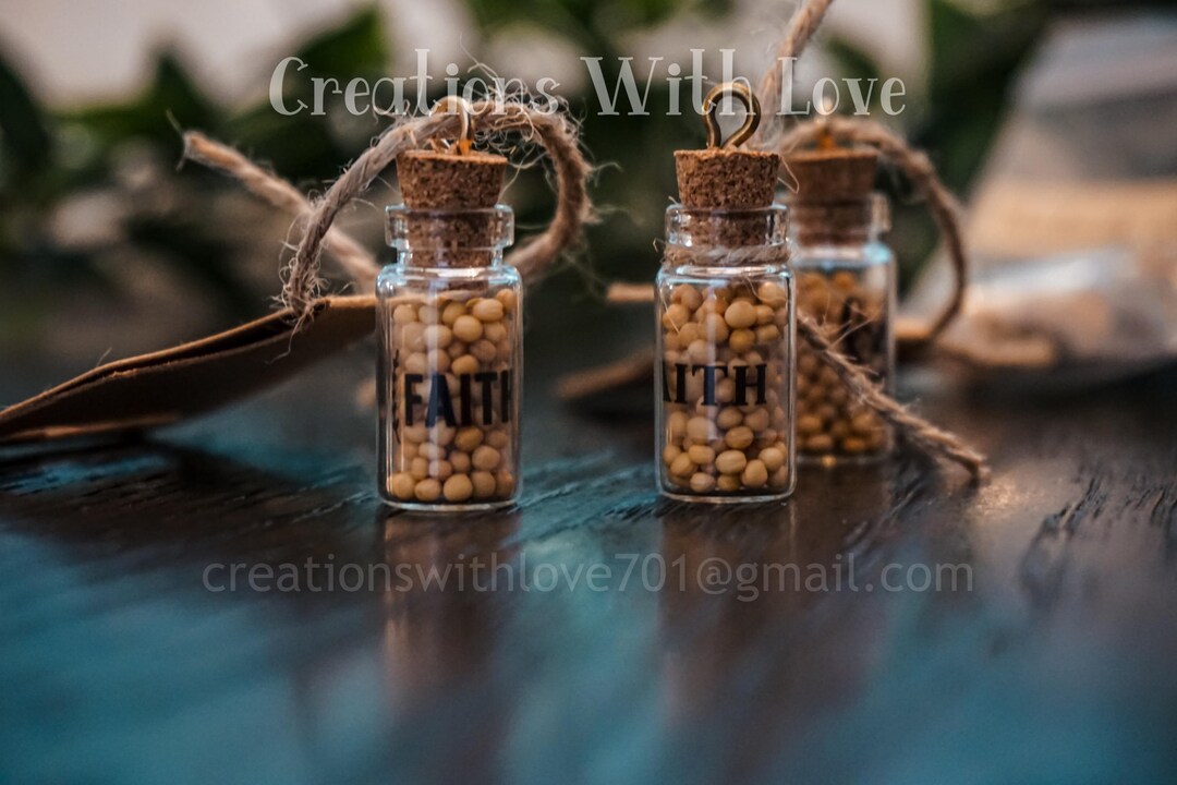 Faith Glass Bottles, Product Made by Hand, Ideal for Gifts - Etsy