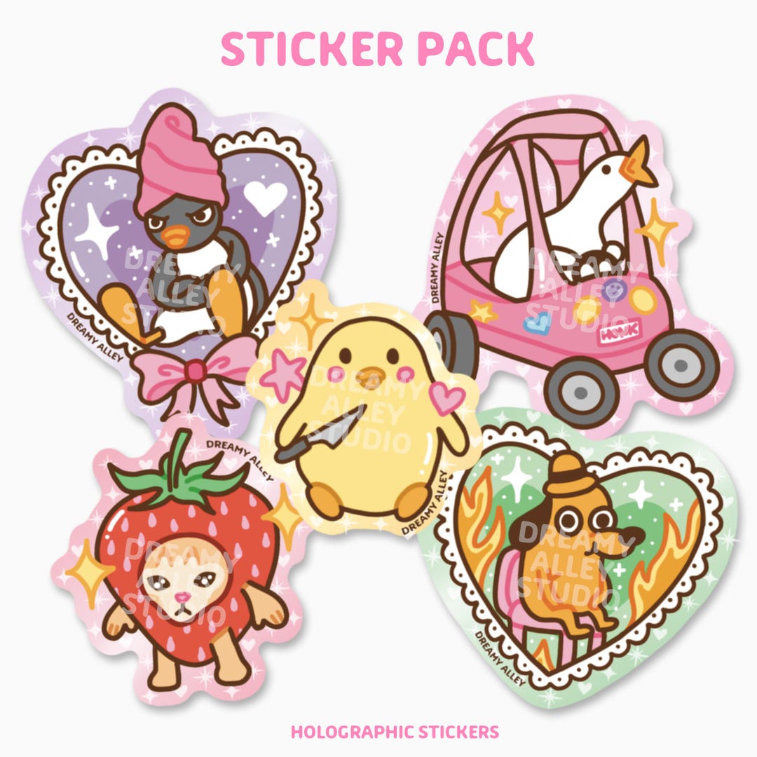 Internet Memes · 5 Sticker Pack · Cute & Kawaii Stationery · Aesthetic ...