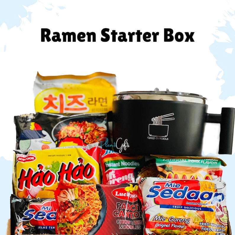 Ramen Starter Box Care Packages for College Students Asian Ramen Snacks ...