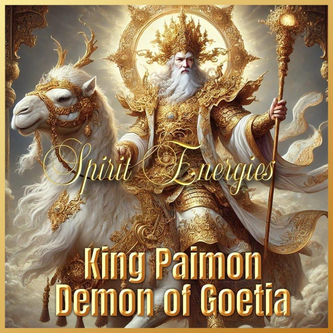 King Paimon Direct Portal & Pact - Spirit Companion Binding - Angel ...