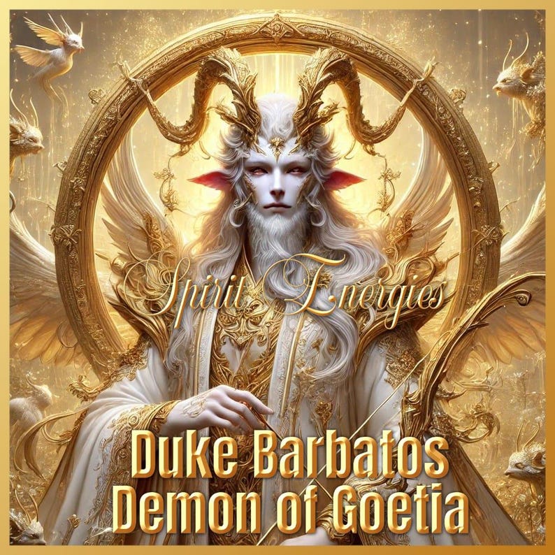 Barbatos Demon Goetia Direct Portal & Pact - Spirit Companion Binding ...
