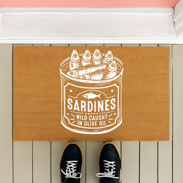Sardine Doormat - Etsy