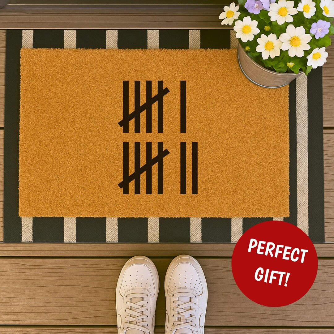 67 Meme Doormat - Funny Tally Marks Welcome Mat | Unique 67 Meme Gift ...