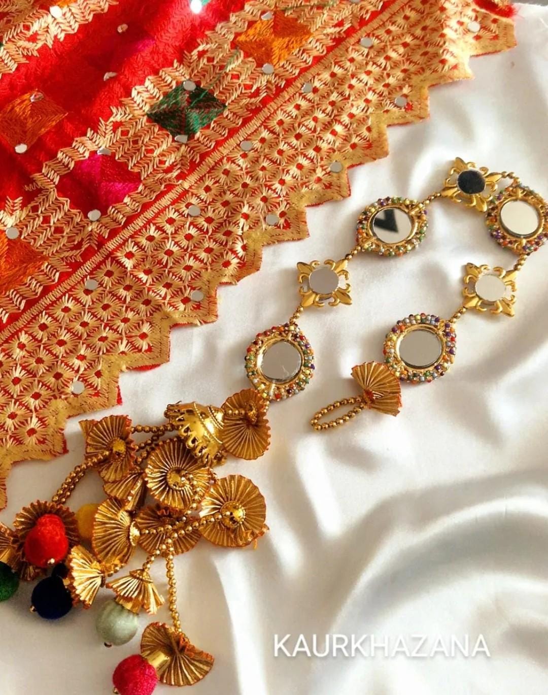 Punjabi Paranda/ Hair Accessories for Jaggo Event - Etsy