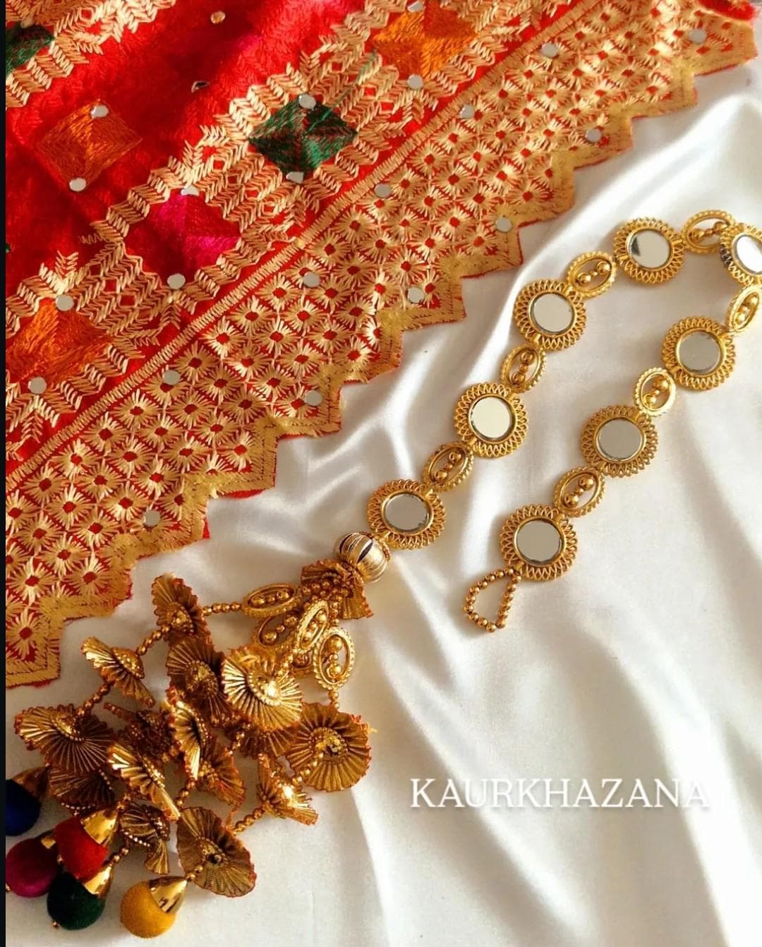 Punjabi Paranda/ Hair Accessories for Jaggo Event - Etsy