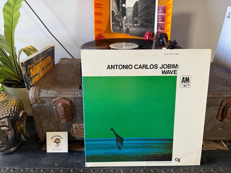 Vintage 1975 Antonio Carlos Jobim - Wave Vinyl Record Album - Etsy