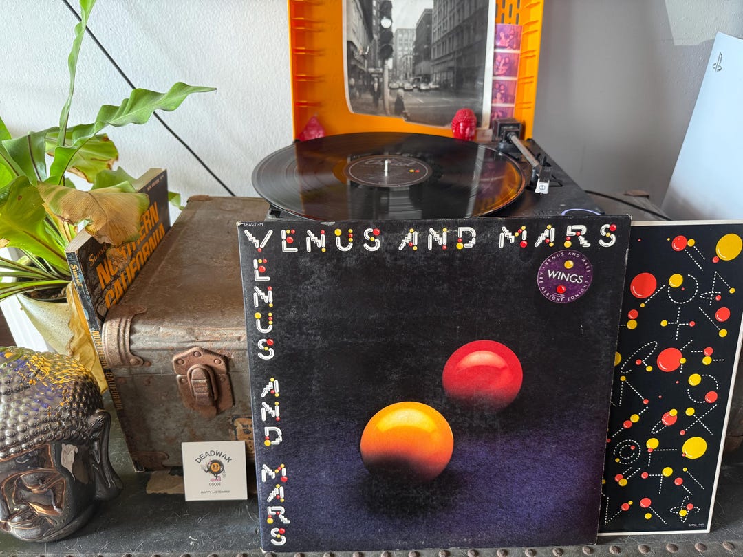 Vintage 1975 Wings - Venus & Mars Vinyl Record Album - Etsy