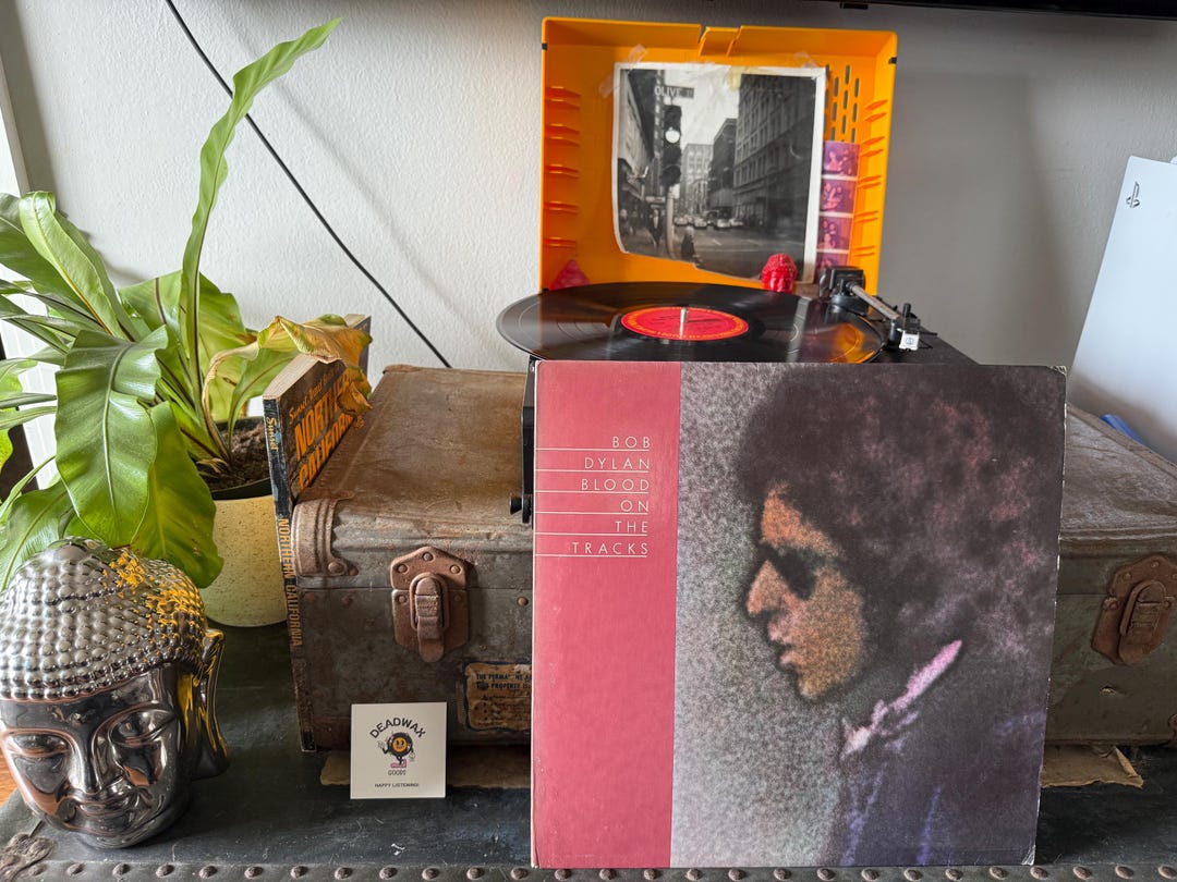 Vintage 1975 Bob Dylan Blood on the Tracks Vinyl Record Album - Etsy
