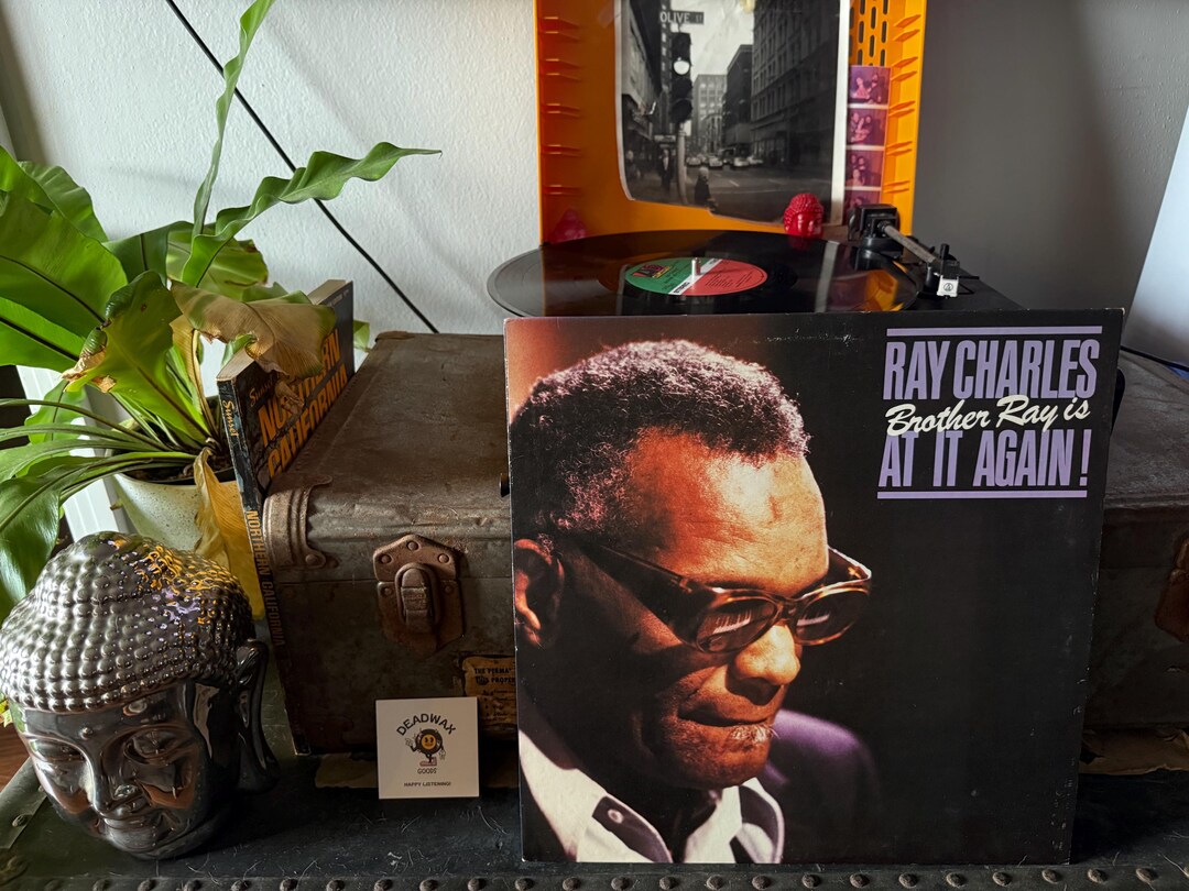 Vintage 1980 Ray Charles - Brother Ray’s at It Again Vinyl Record Album ...