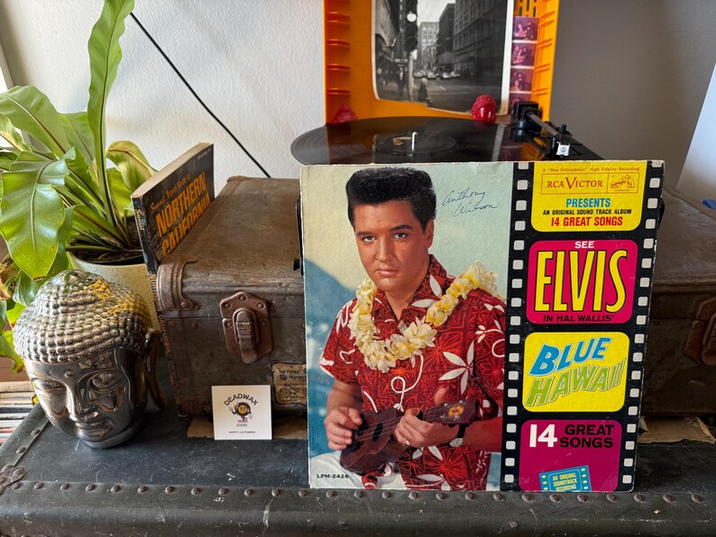 Vintage 1961 Elvis Presley in Blue Hawaii Vinyl Record Album - Etsy