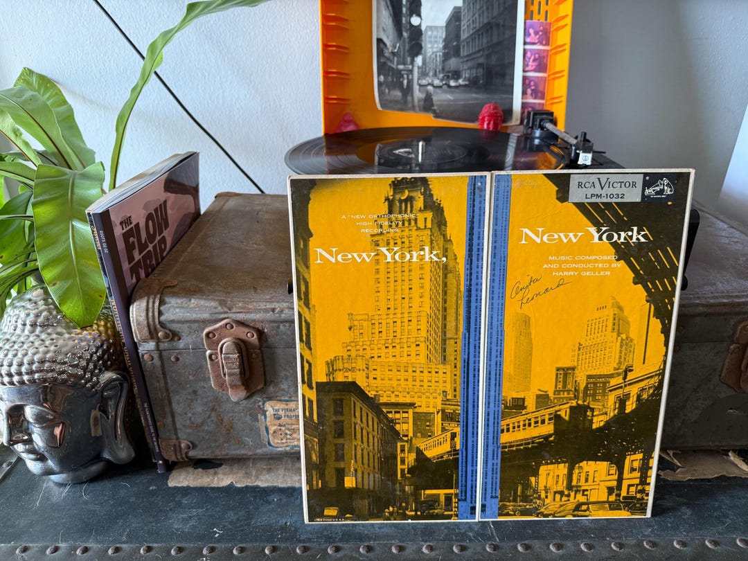Vintage 1955 Harry Geller - "new York" Vinyl Record Album - Etsy