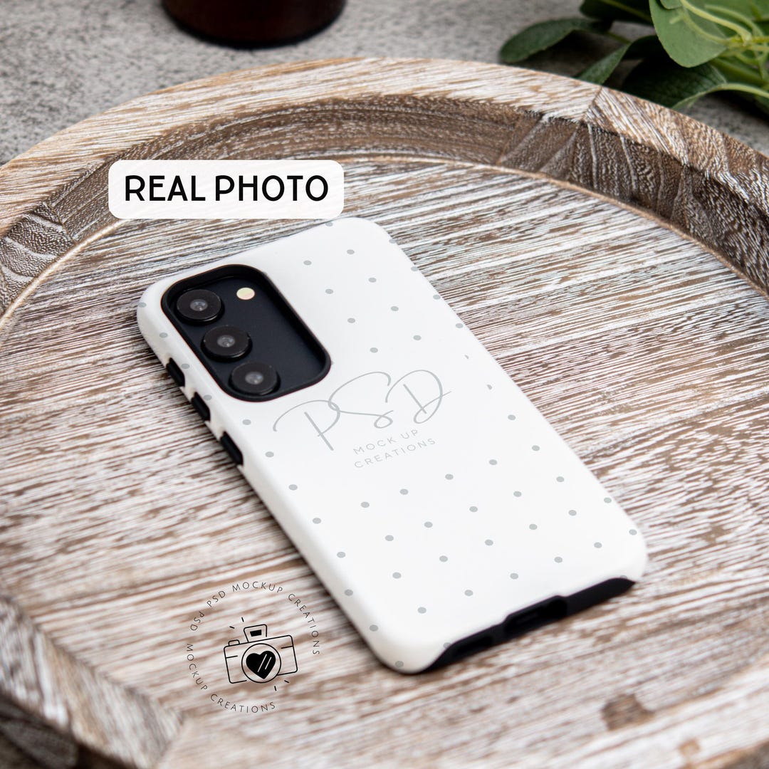Samsung Tough Phone Case Mockup, Printify PSD Smart Mock (digital ...