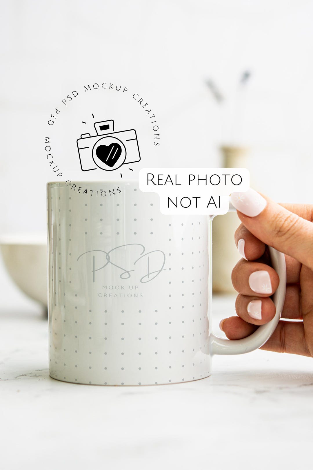 11oz White Mug Mockup Printify Mug PSD Ceramic Mug Mock up Photopea ...