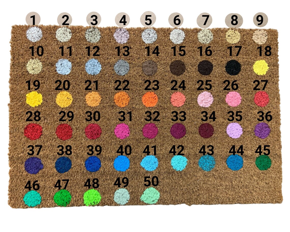 Large Mexican Print Doormat | Hand Painted Doormat | Custom Patio Decor ...