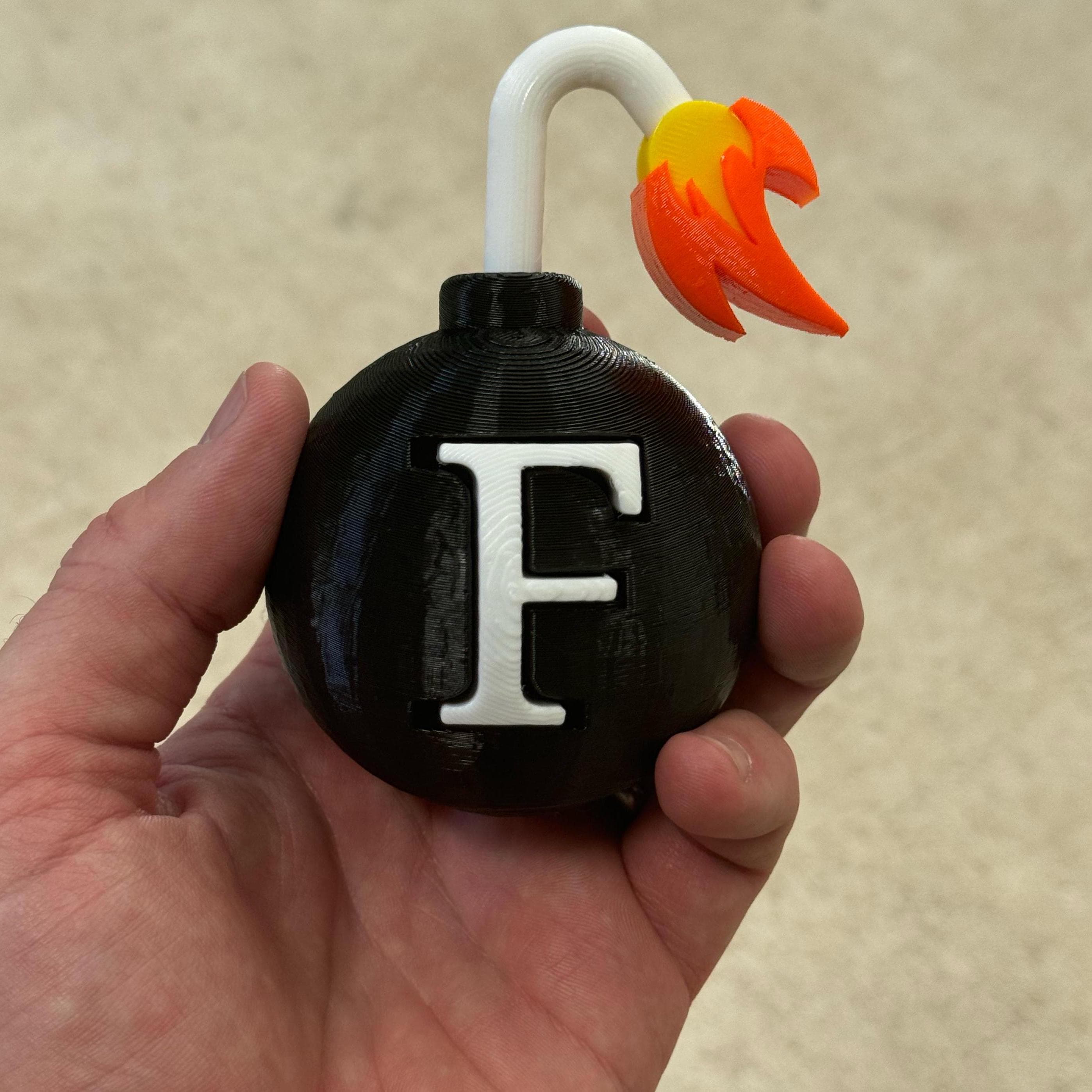 F BOMB Desk Fidget Toy Office Decoration Novelty Gag Gift F-bomb Joke ...