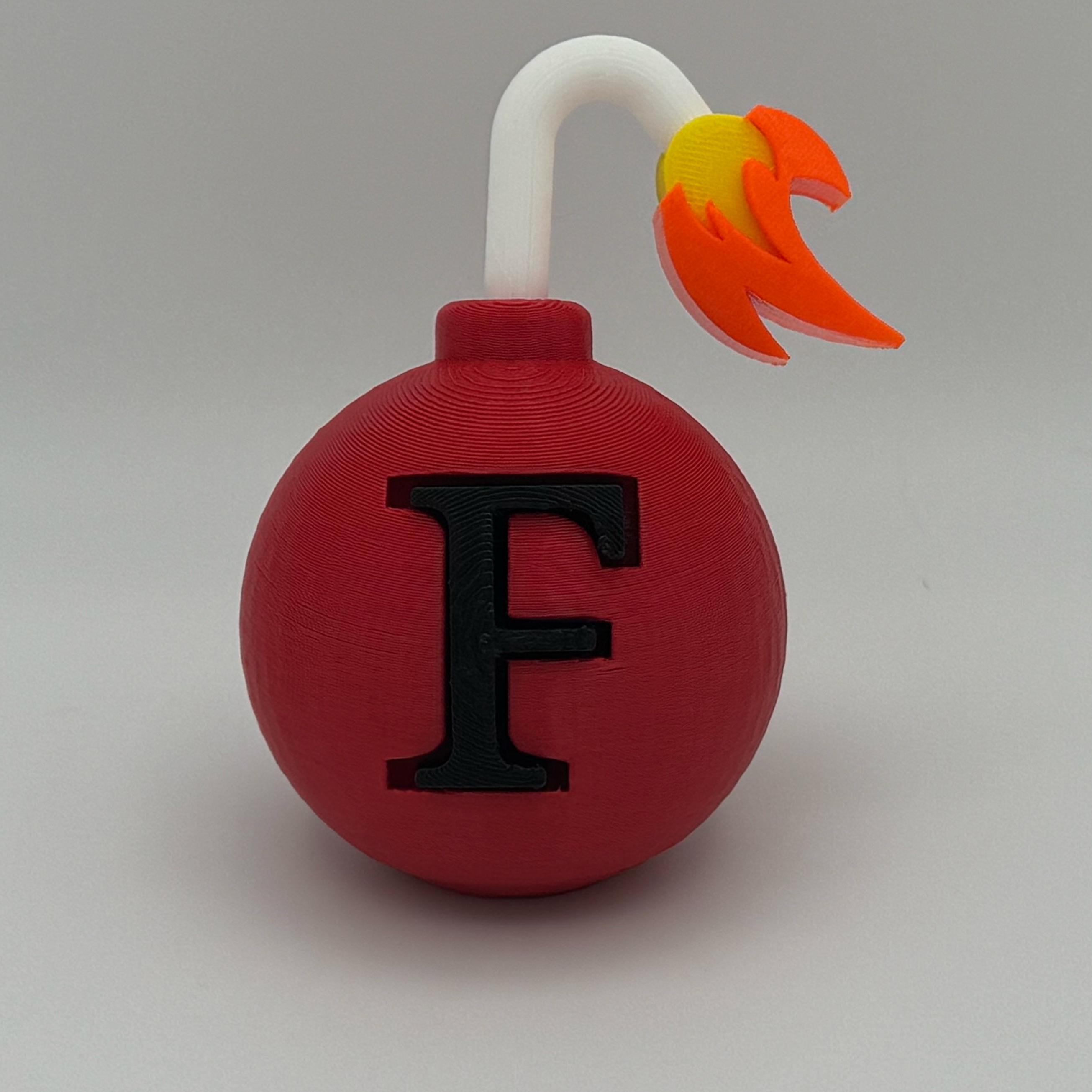 F BOMB Desk Fidget Toy Office Decoration Novelty Gag Gift F-bomb Joke ...