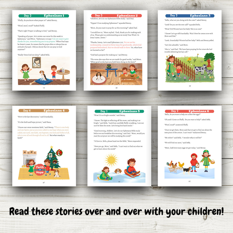 Ephesians Preschool Bible Study - Etsy