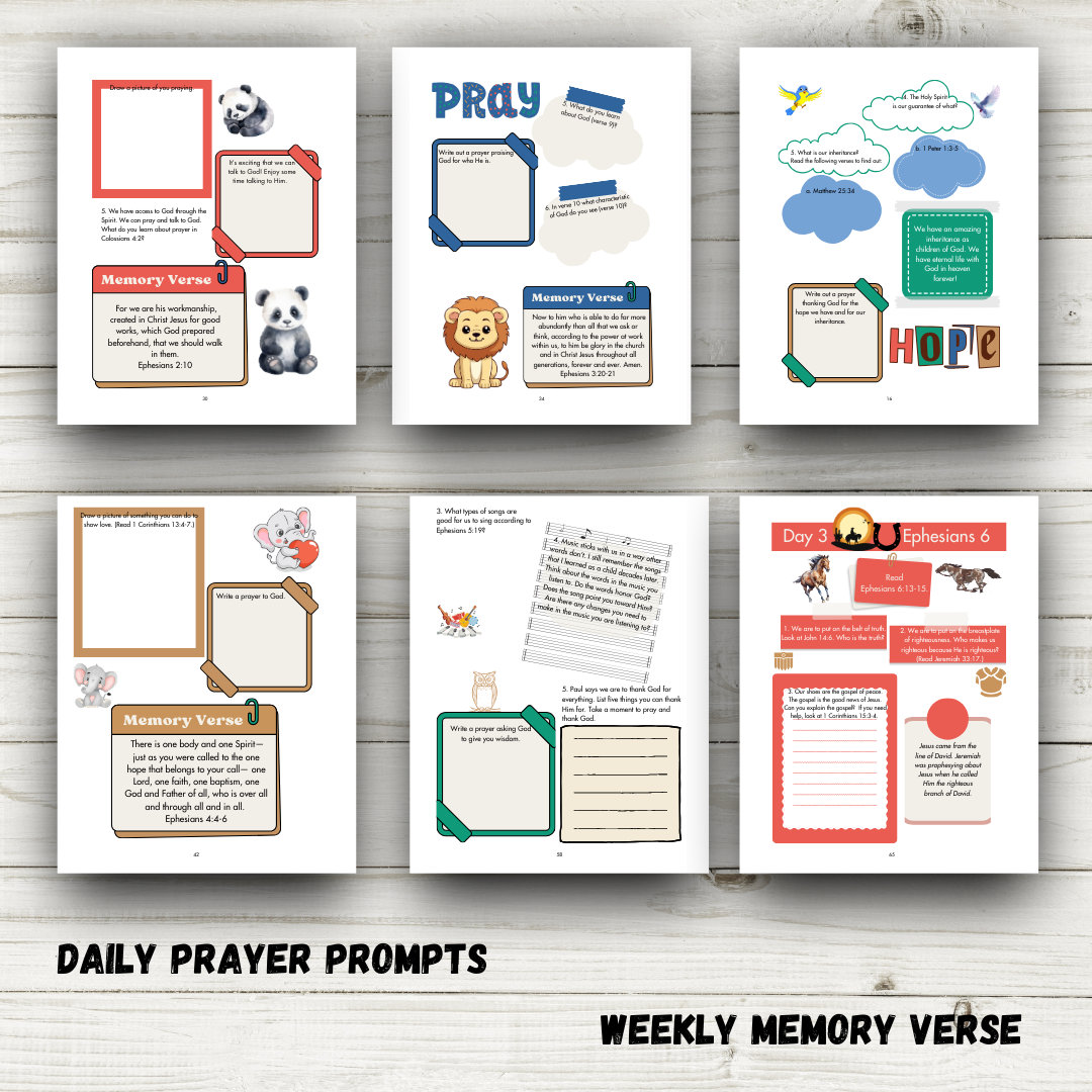 Ephesians Kids Bible Study - Etsy