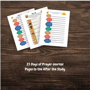 Prayer Bible Study and Journal for Kids - Etsy