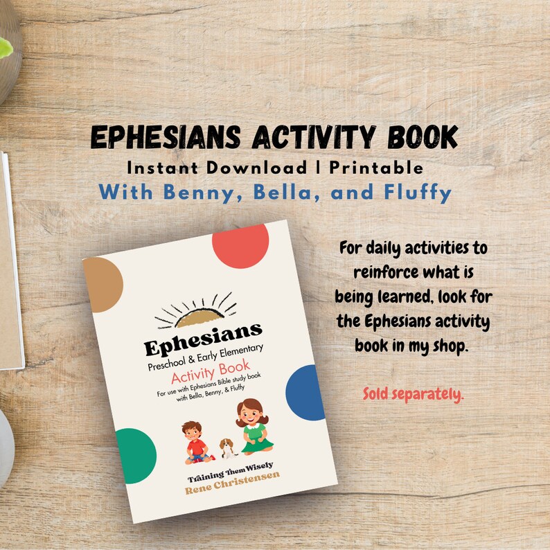Ephesians Preschool Bible Study - Etsy