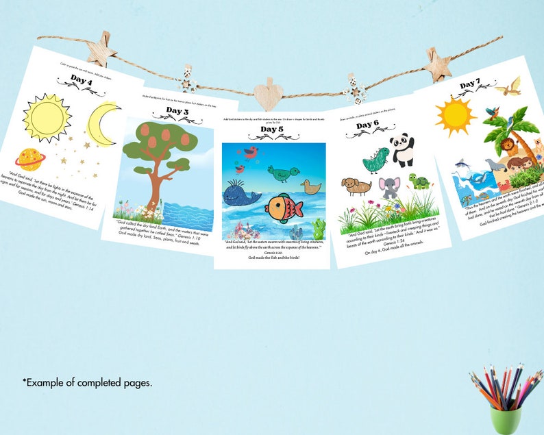 Creation Activity Booklet - Etsy