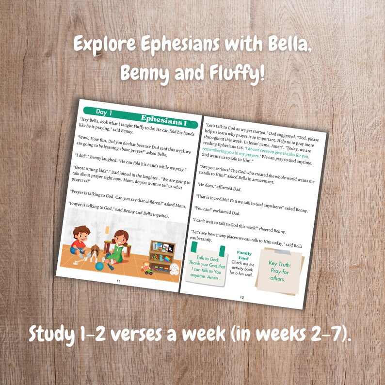 Ephesians Preschool Bible Study - Etsy