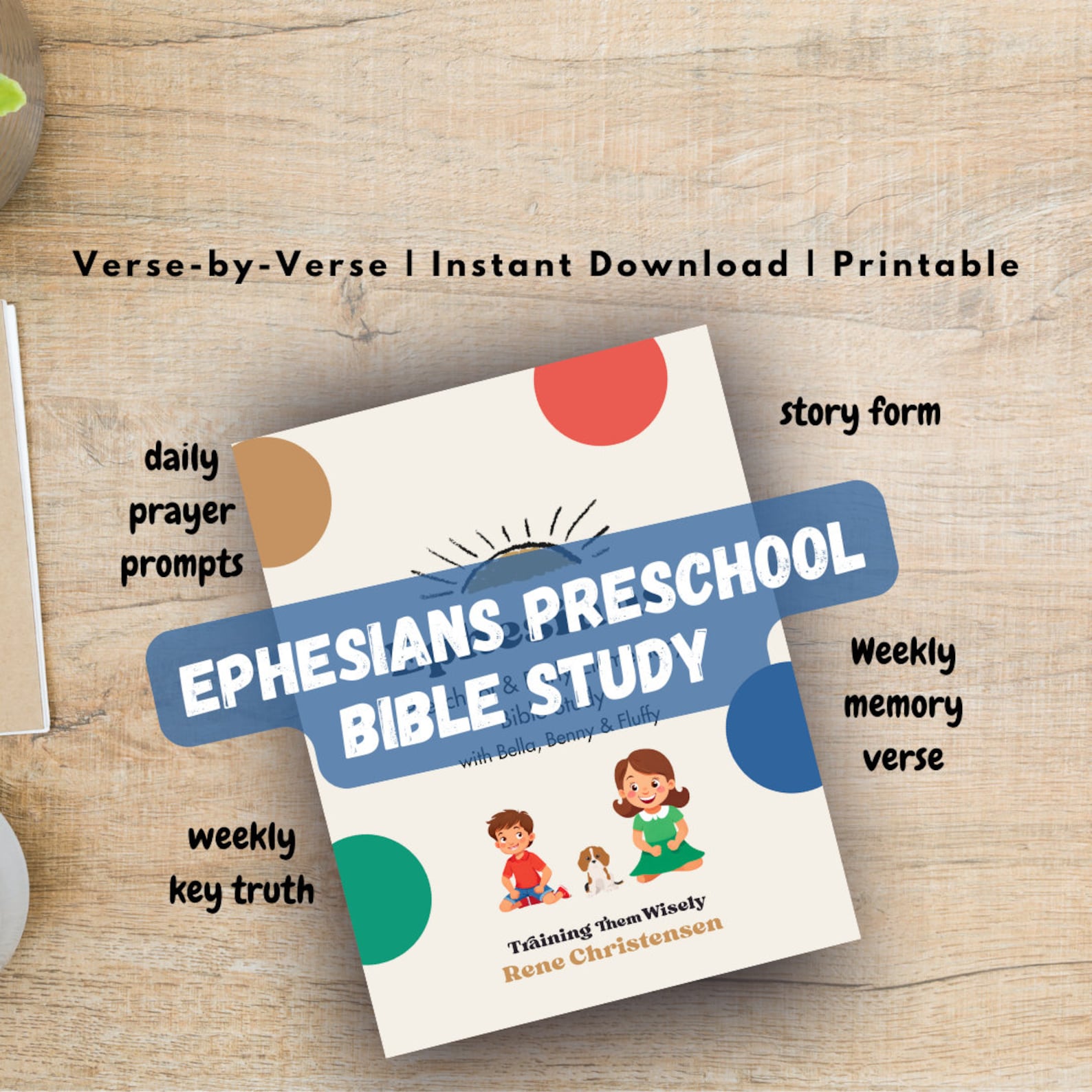 Ephesians Preschool Bible Study - Etsy