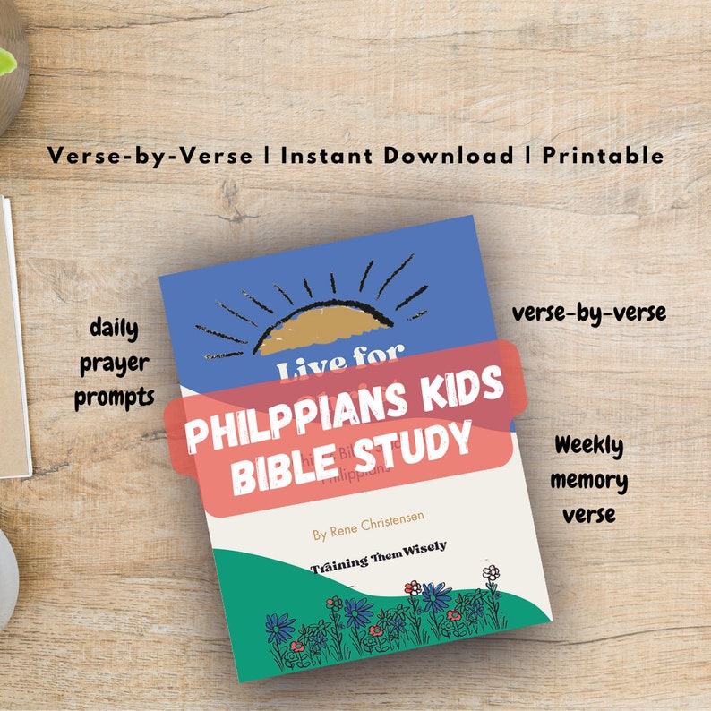 Philippians Kids Bible Study - Etsy