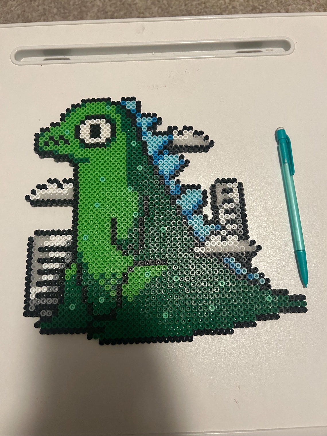 Godzilla Perler Bead Cartoon Wall Decor - Etsy