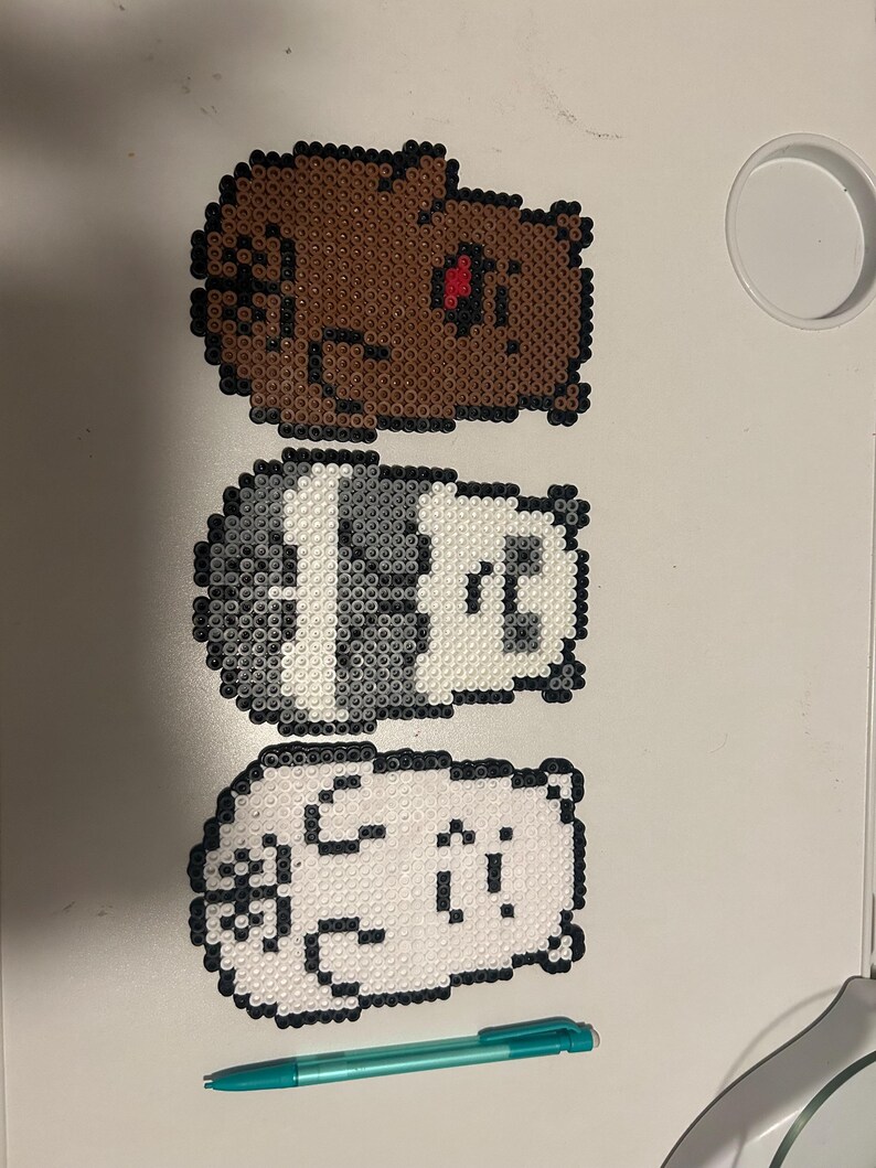 We Bear Bears Perler Beads - Etsy