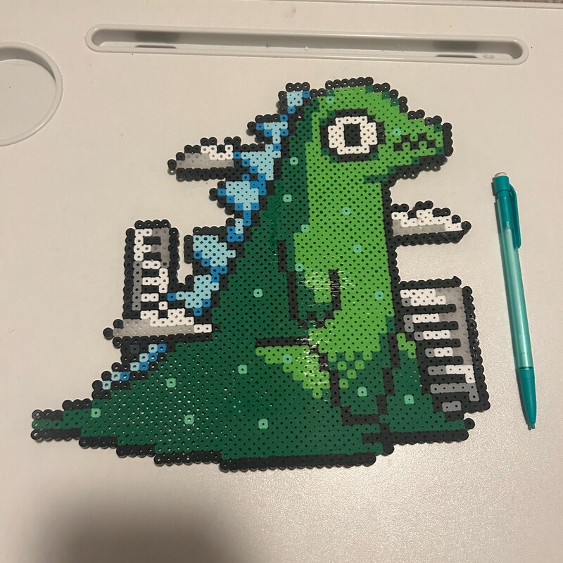 Godzilla Perler Bead - Etsy