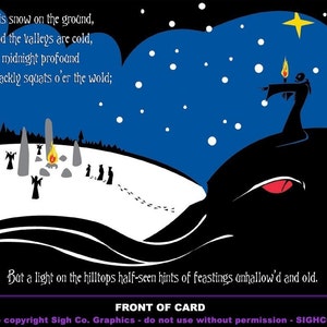 Yule Horror, HP Lovecraft Holiday Cards, Set of 10 - Etsy