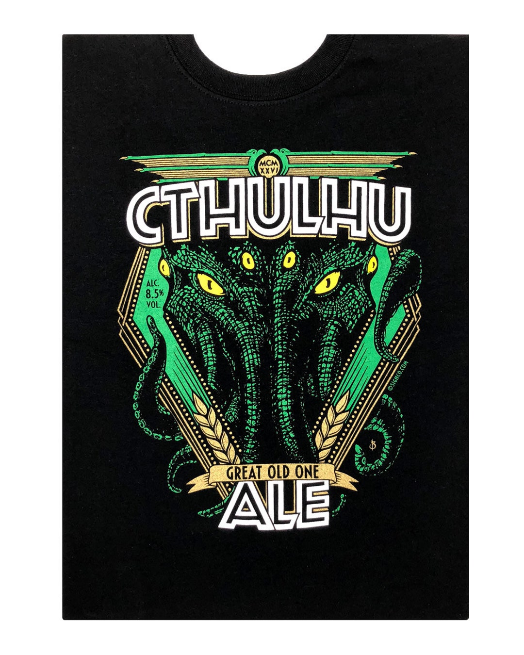 Cthulhu Ale Great Old One Lovecraft Beer T-shirt - Etsy
