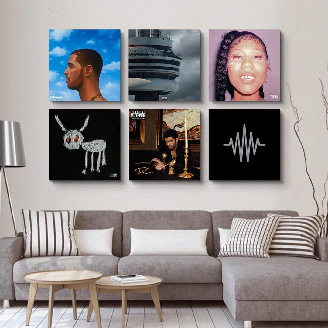 Music Album Cover Rapper Artist Poster Hip Hop Album Photo Canvas ...