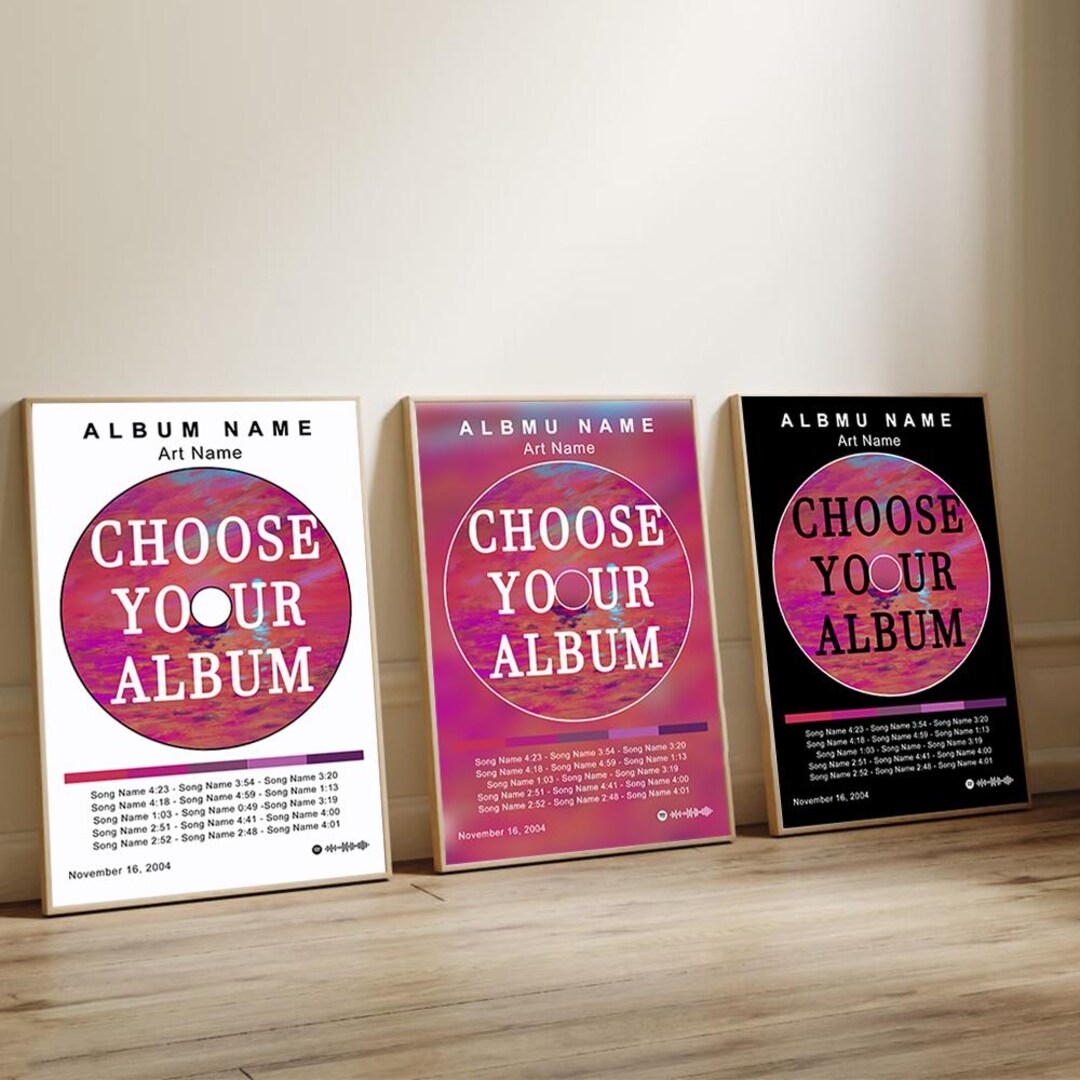 Custom Album Cover, Music Album Cover, Aesthetic Art Poster, Disc ...