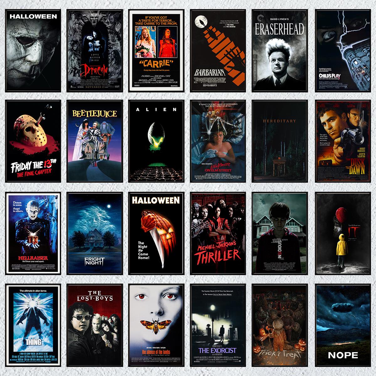 Horror Movie Poster Classic Scary Movie Digital Download Poster Wall ...